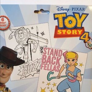 Disney | Accessories | Toy Story 4 Coloring Posters Paint Set | Poshmark